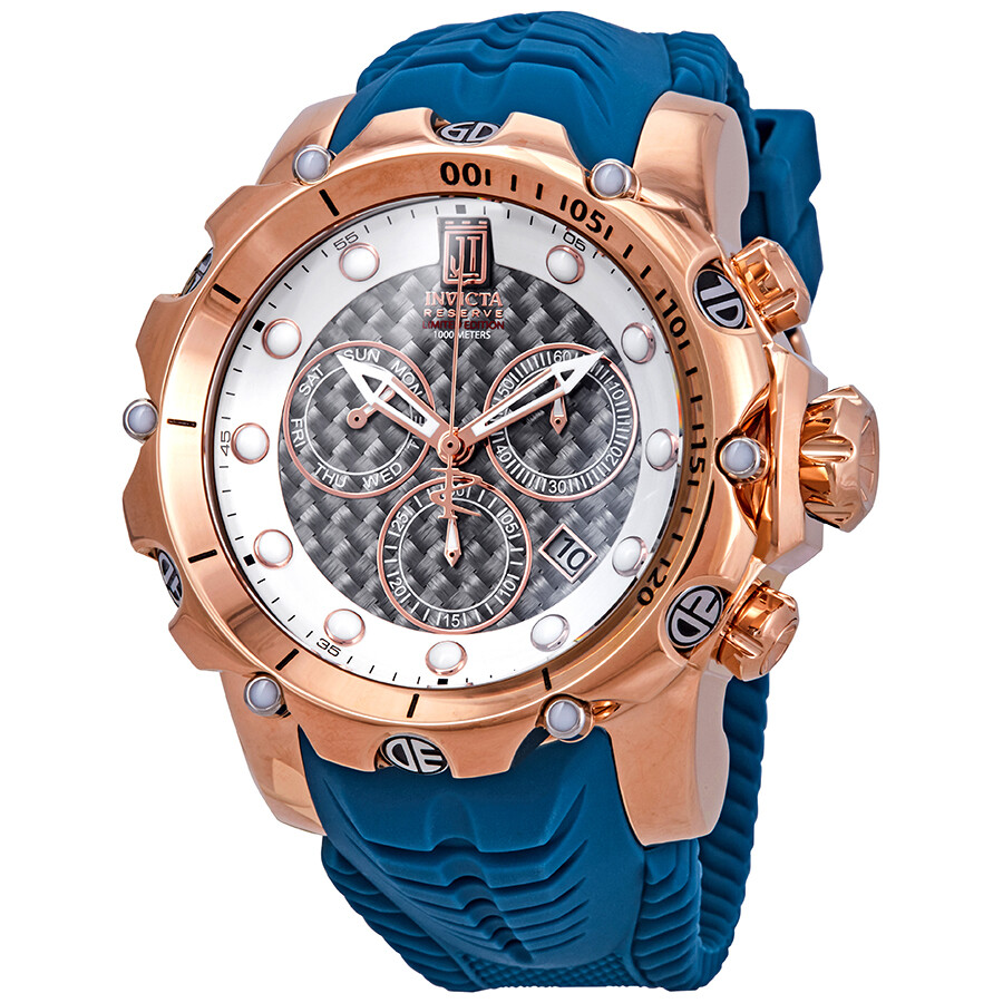 Invicta Jason Taylor Chronograph Grey and White Dial Men's Watch 25415 ...