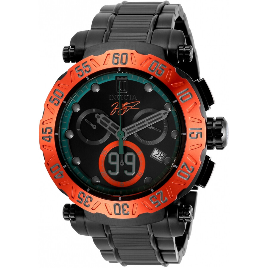Invicta Jason Taylor Chronograph Quartz Black Dial Men's Watch 32160 ...