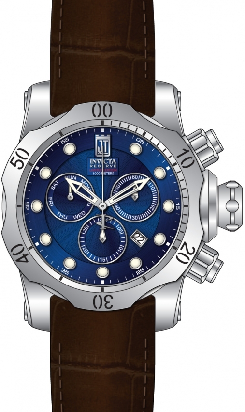 Invicta Jason Taylor Chronograph Quartz Blue Dial Men's Watch 31648 ...