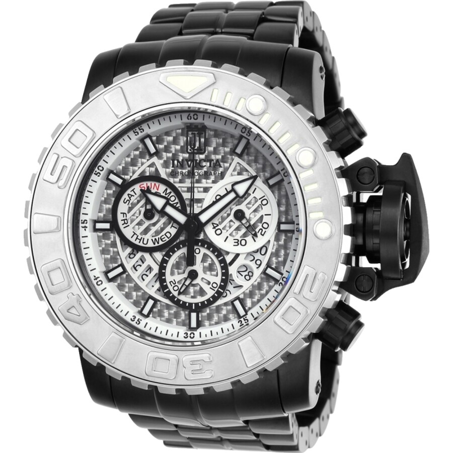 Invicta Jason Taylor Chronograph Quartz Silver Dial Men's Watch 23291 ...
