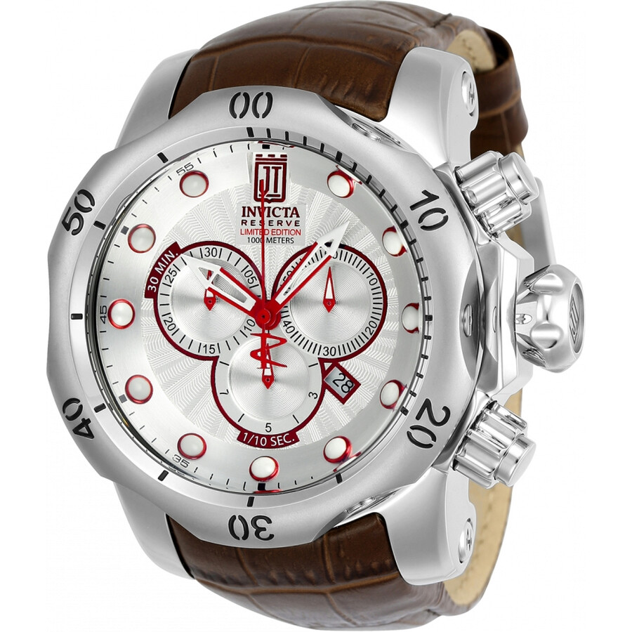 Invicta Jason Taylor Chronograph Silver Dial Men's Watch 24244 ...