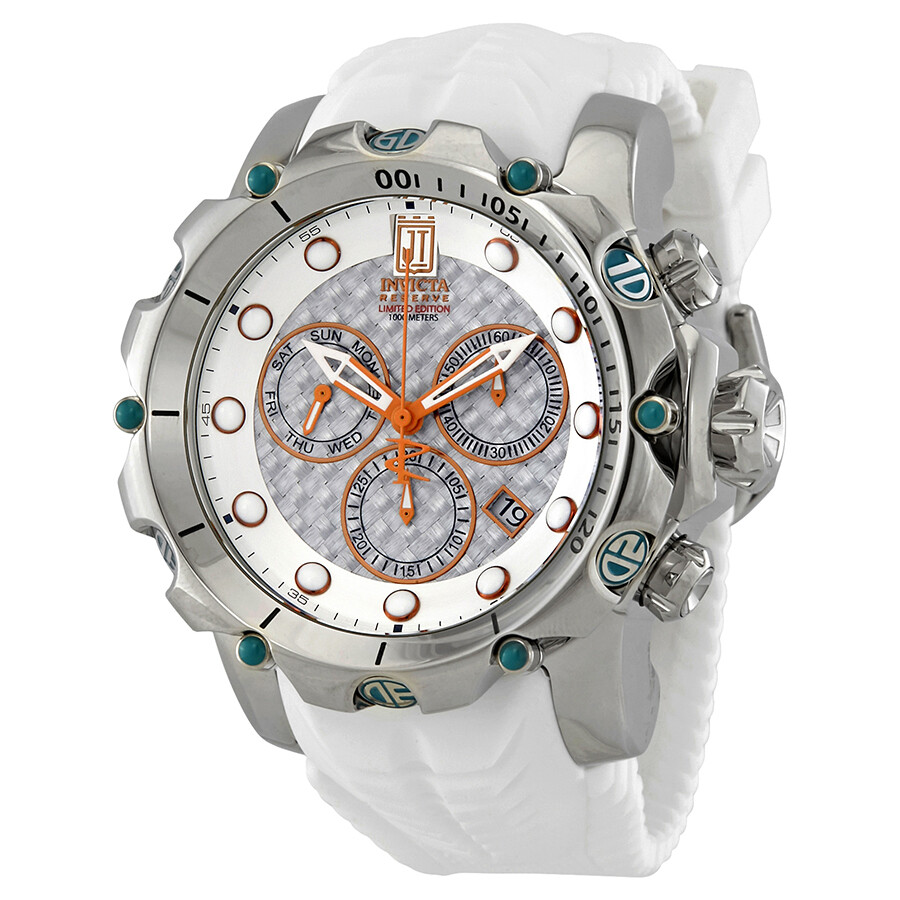 Invicta Jason Taylor Chronograph Silver Dial Men's Watch 27104 ...
