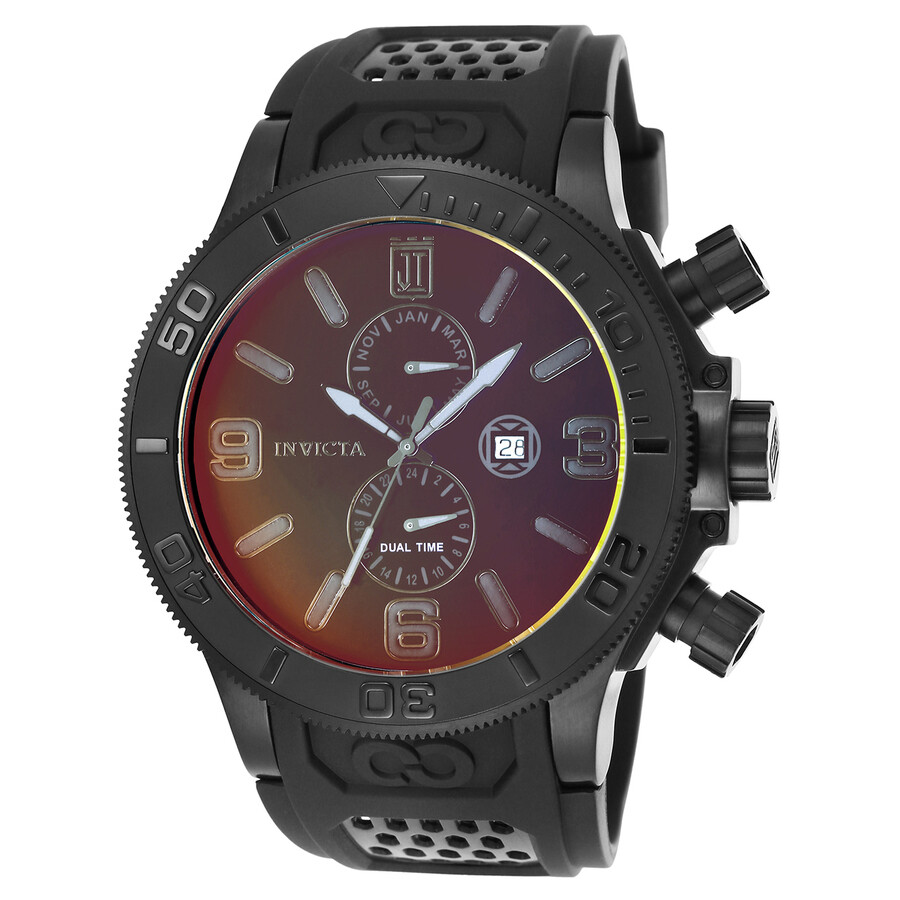 Invicta Jason Taylor GMT Quartz Black Dial Men's Watch 26340 ...