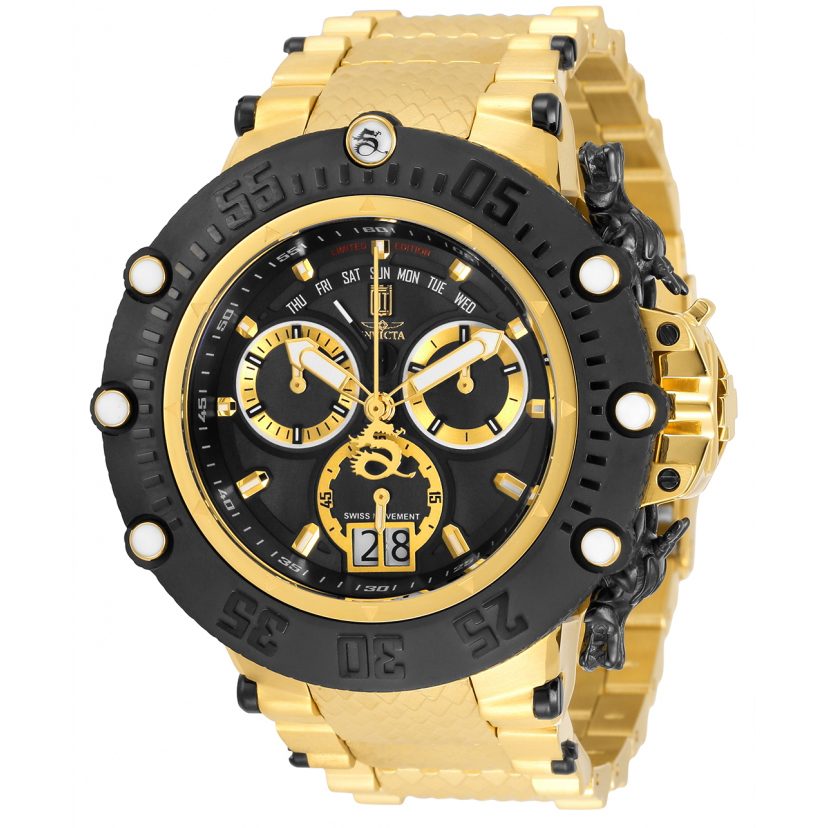 Invicta JT Chronograph Quartz Black Dial Men's Watch 32540 886678384105 ...