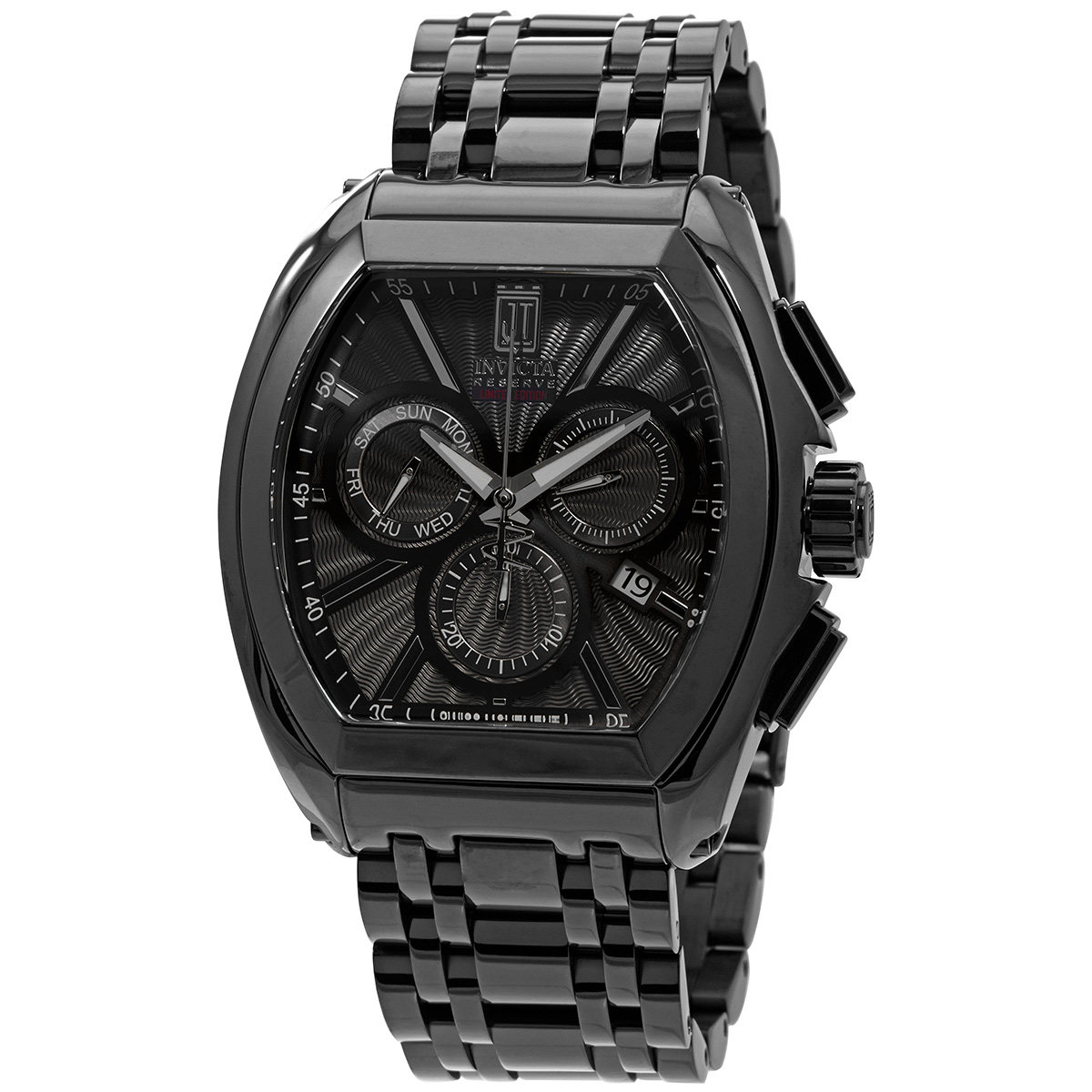 Invicta JT Chronograph Quartz Black Dial Men's Watch 33223 886678394951 ...