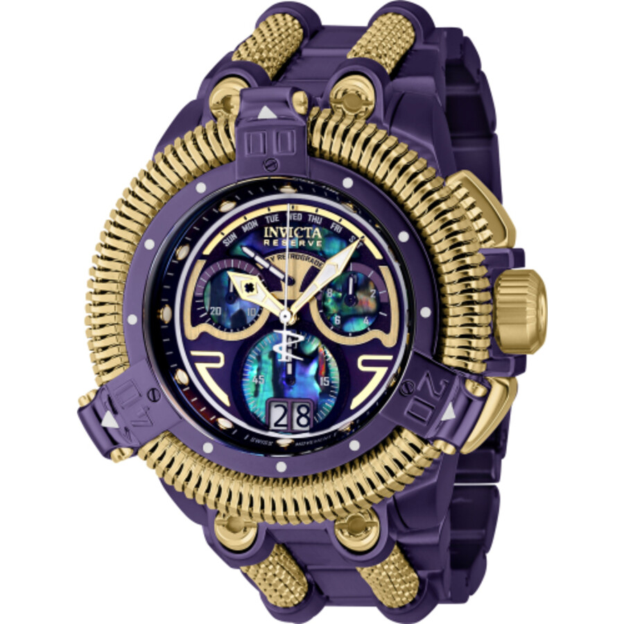 Invicta King Python Chronograph Quartz Blue Dial Men's Watch 39737 ...