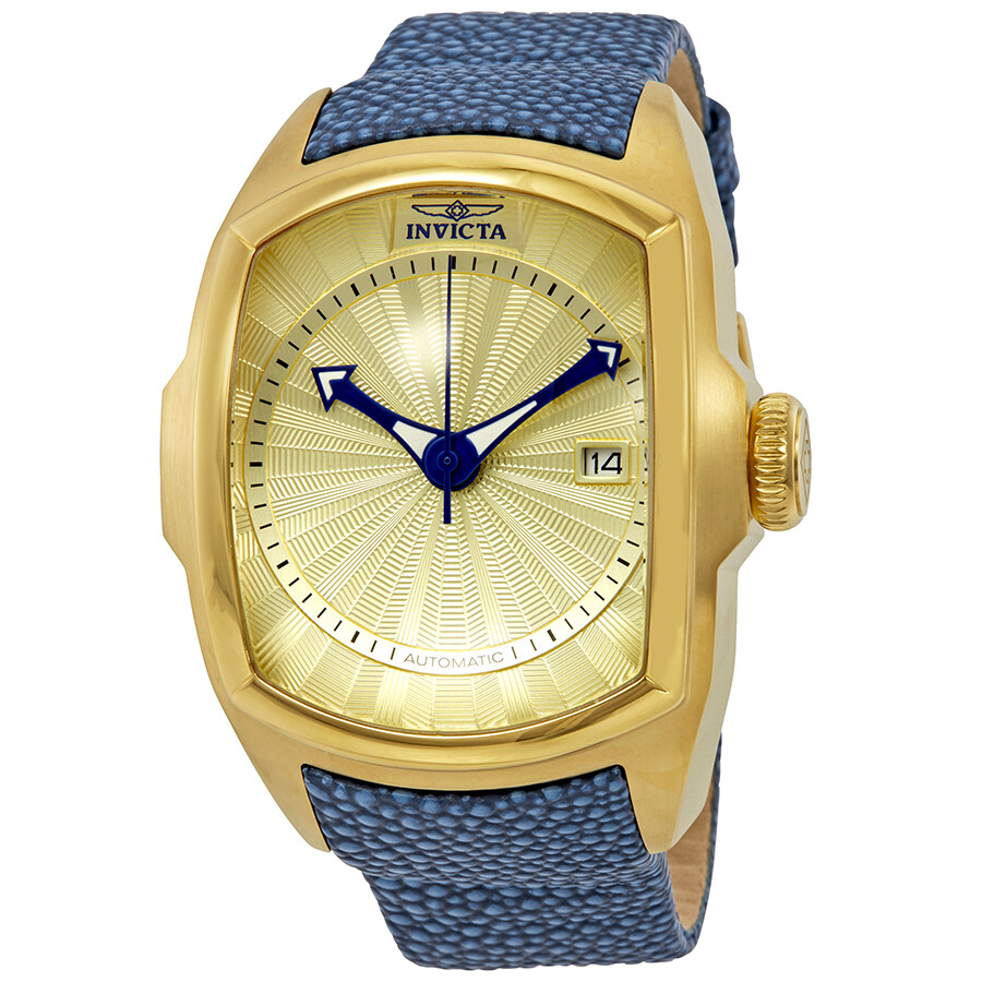 Invicta Lupah Automatic Gold Dial Men's Watch 24030 886678291991 ...