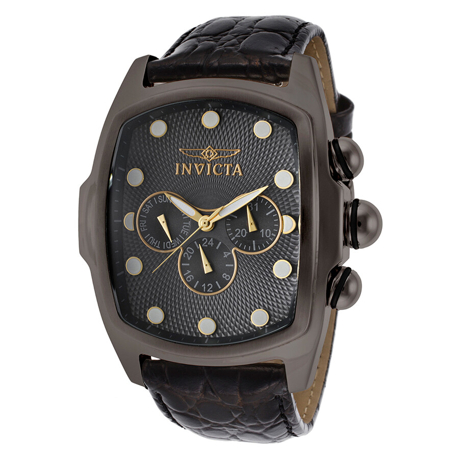 Invicta Lupah Black Dial Men's Watch 14548 886678152193 - Watches ...