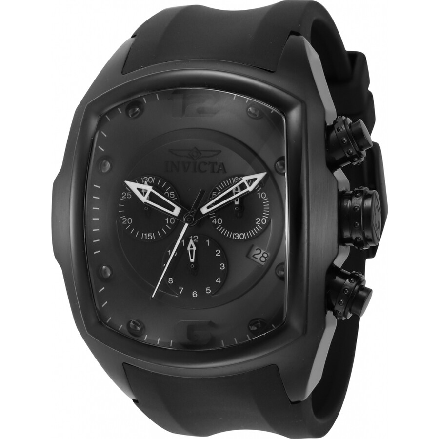 Invicta Lupah Chronograph Quartz Black Dial Men's Watch 43639 ...
