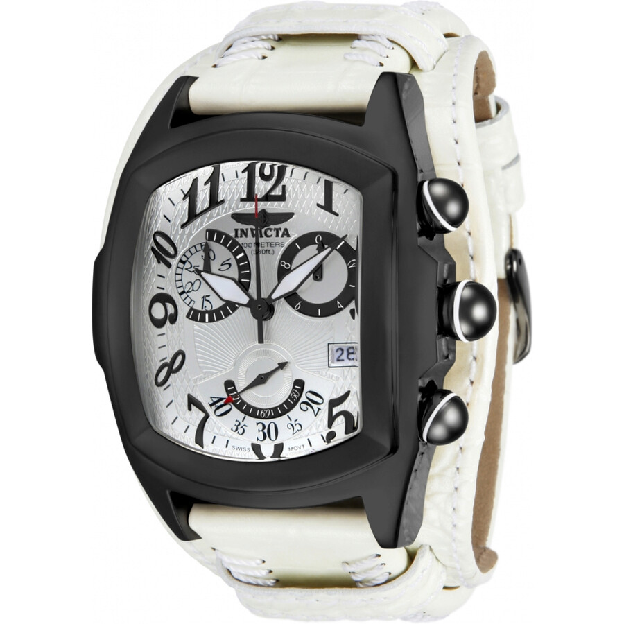Invicta Lupah Chronograph White Dial Men's Watch 12383 886678123834 ...