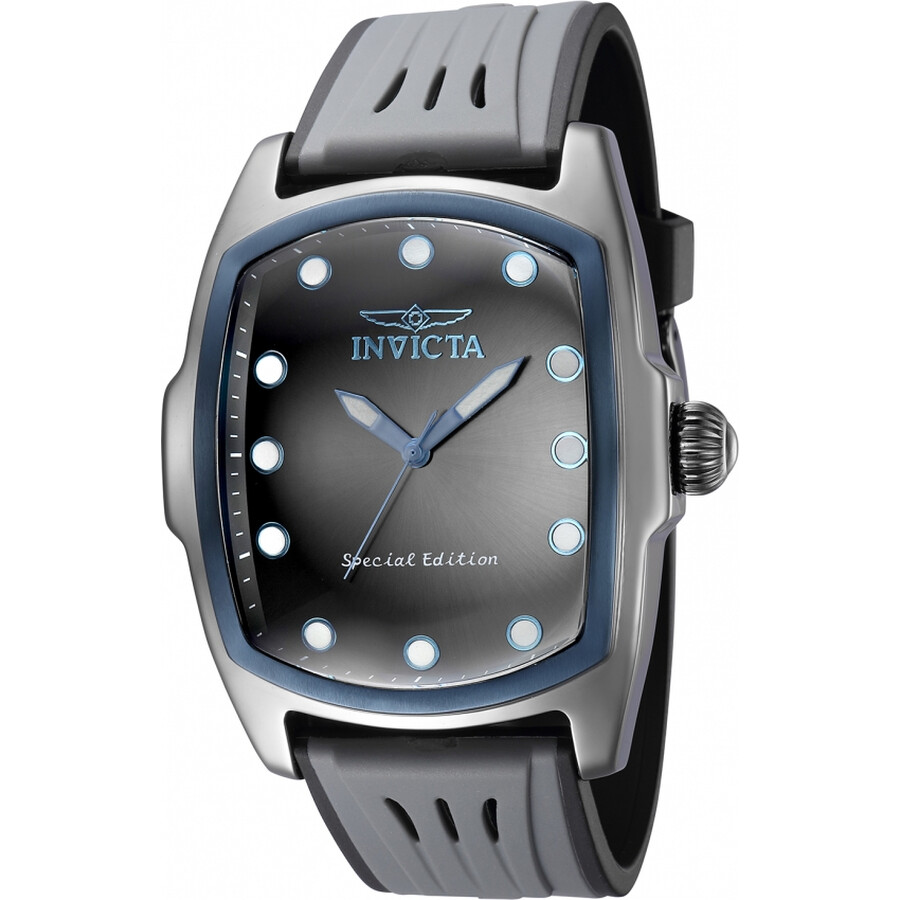 Invicta Lupah Quartz Gunmetal Dial Men's Watch 40970 886678548828 ...