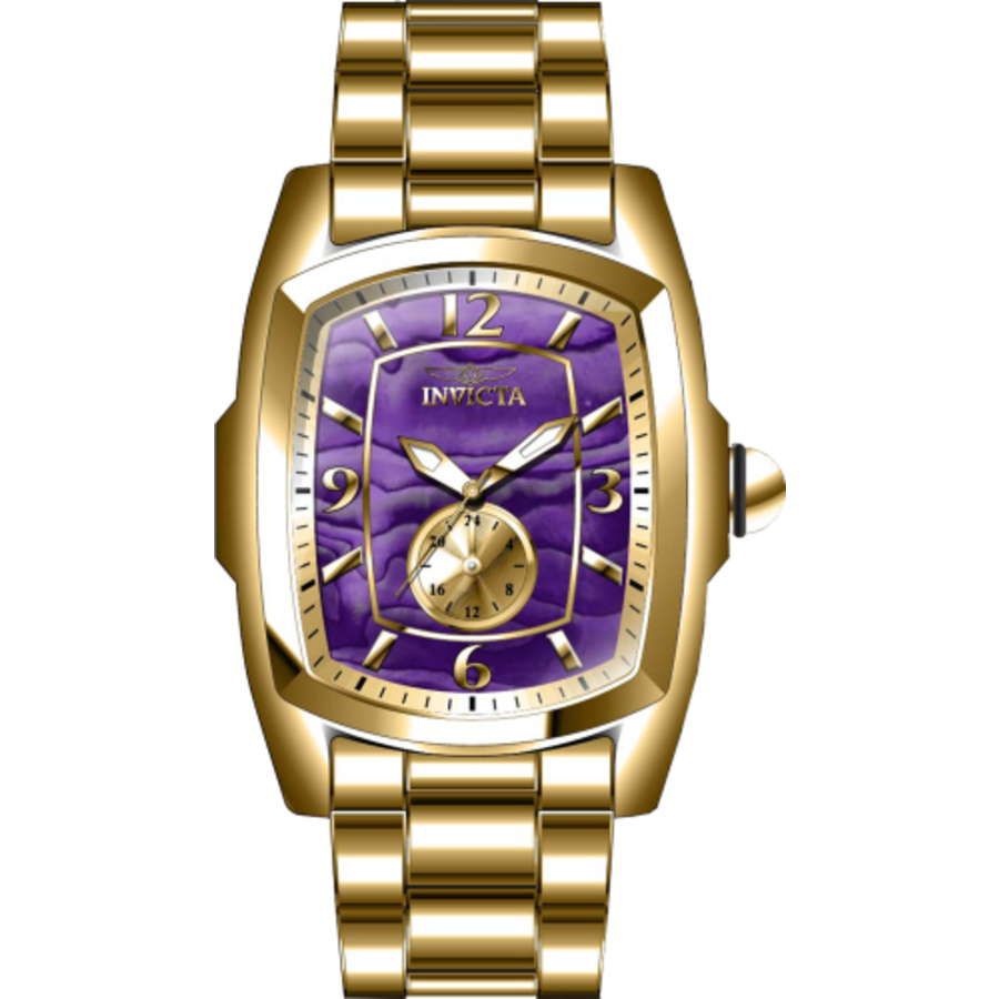 Invicta Lupah Quartz Purple Dial Men's Watch 39822 886678537129 ...