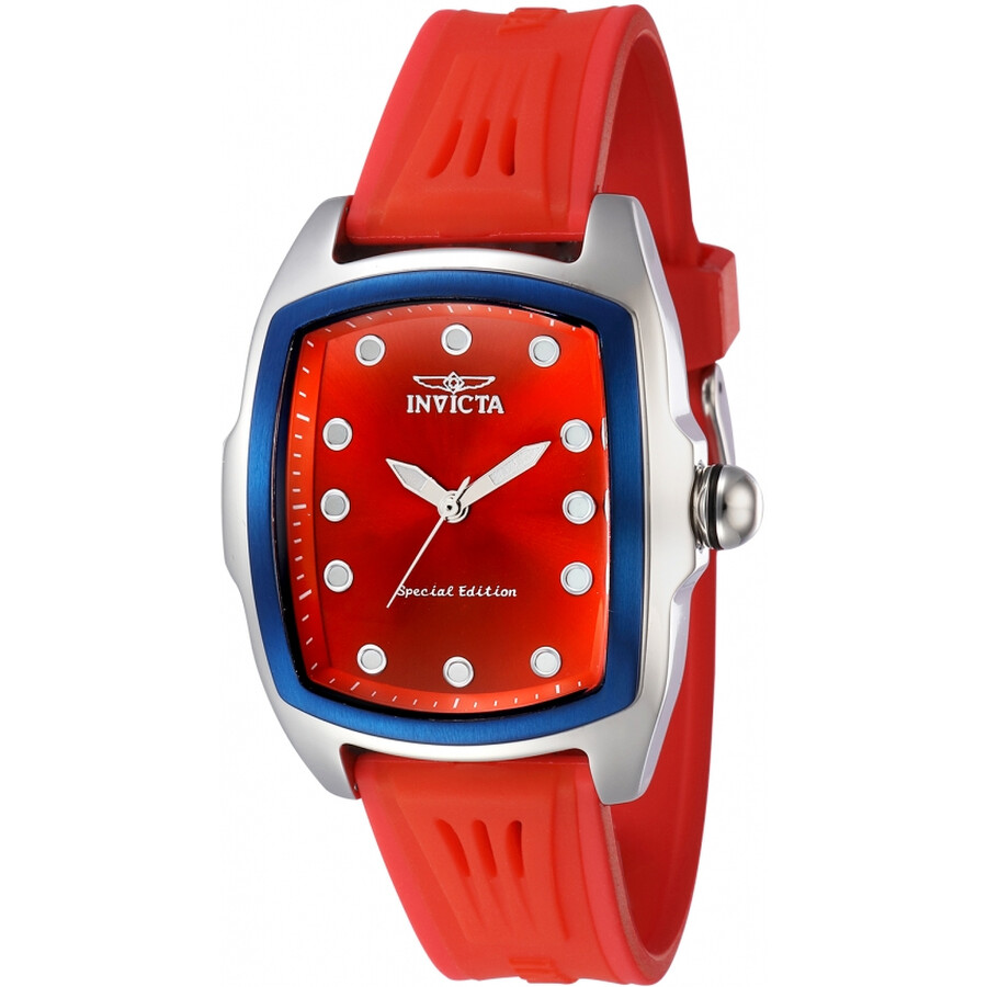 Invicta Lupah Quartz Red Dial Ladies Watch 40965 886678548774 - Watches ...