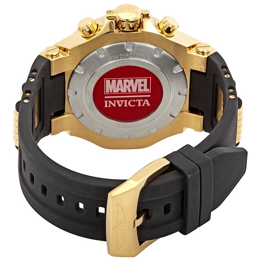 Invicta Marvel Ironman Chronograph Black Dial Men's Watch 25987 ...