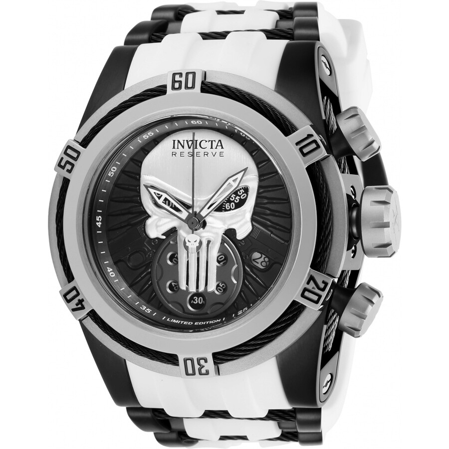 Invicta Marvel Punisher Chronograph Black Dial Men's Watch 27009 ...