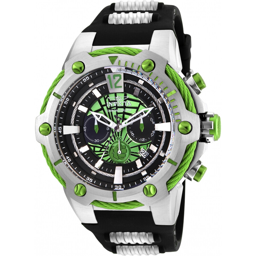 Invicta Marvel Hulk Chronograph Green Dial Men's Watch 25985 ...