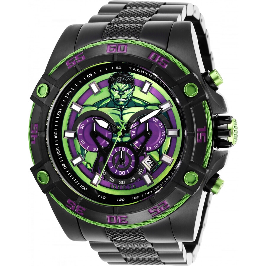 Invicta Marvel Hulk Chronograph Men's Watch 26809 886678322503 ...