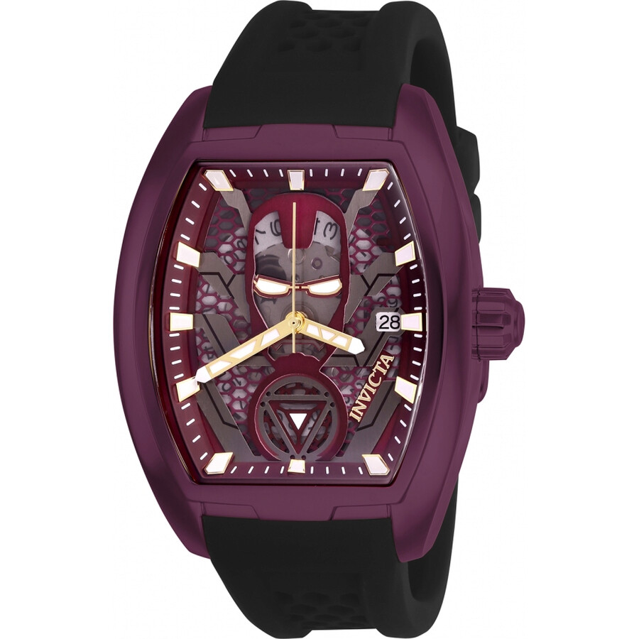 Invicta Marvel Ironman Automatic Red Dial Men's Watch 26931 ...