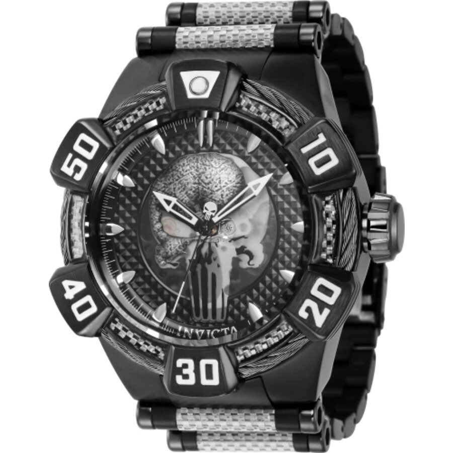 Invicta Marvel Punisher Automatic Men's Watch 41003 886678549153 ...