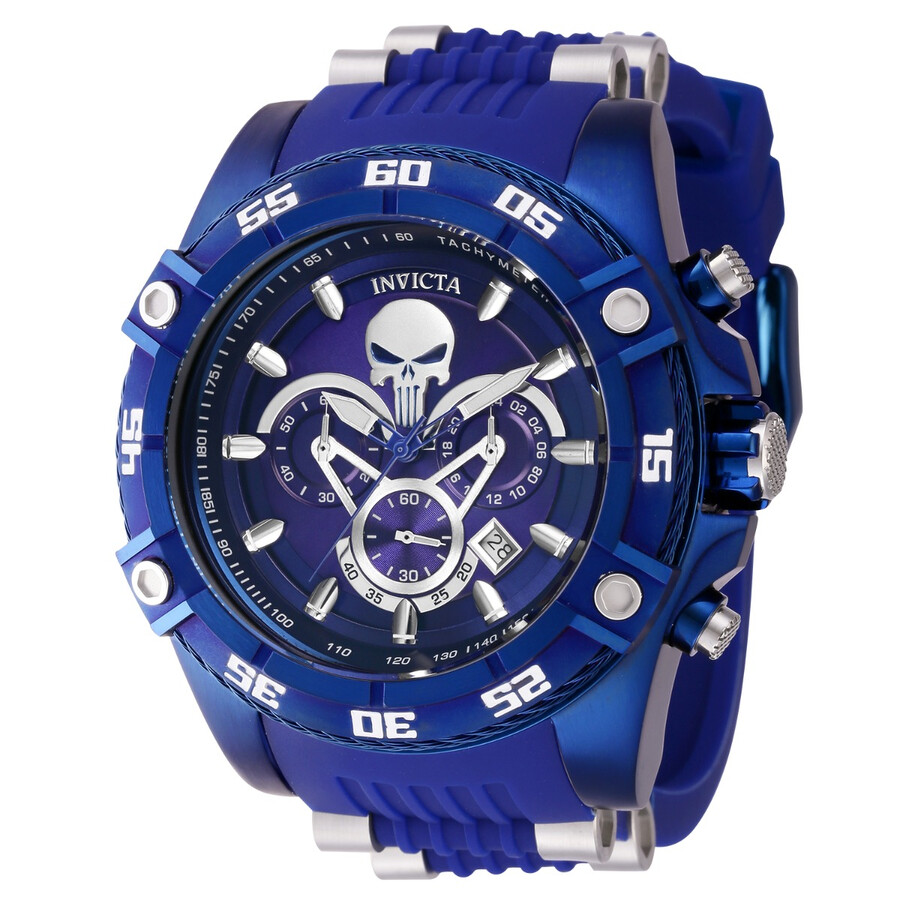 Invicta Marvel Punisher Chronograph Quartz Men's Watch 38180 ...