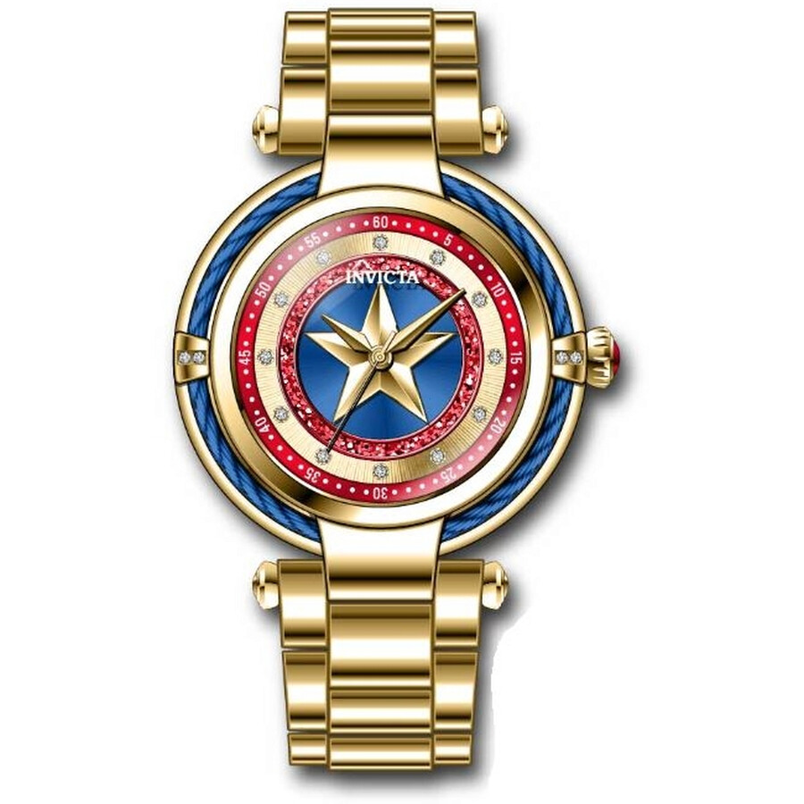 Invicta Marvel Quartz Crystal Ladies Watch 36952 886678455874 - Watches ...