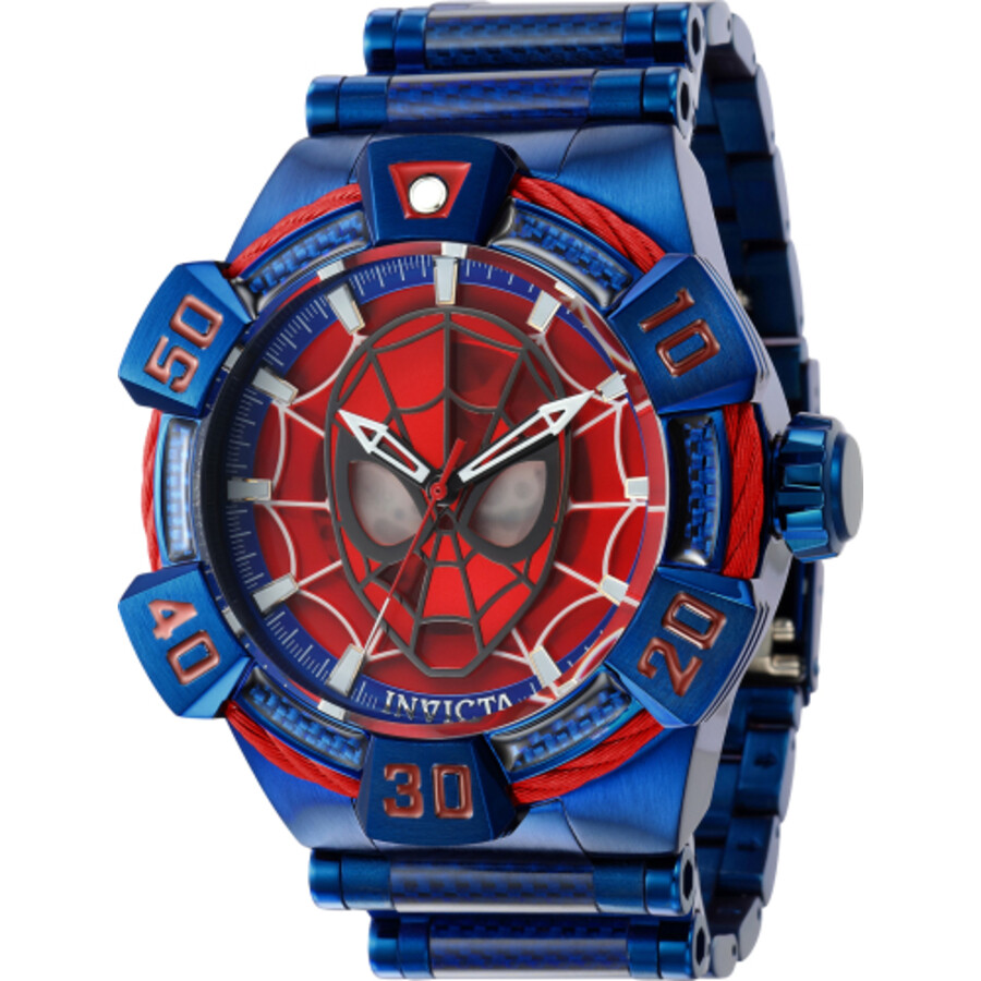 Invicta Marvel Spiderman Automatic Red Dial Men's Watch 41019 ...