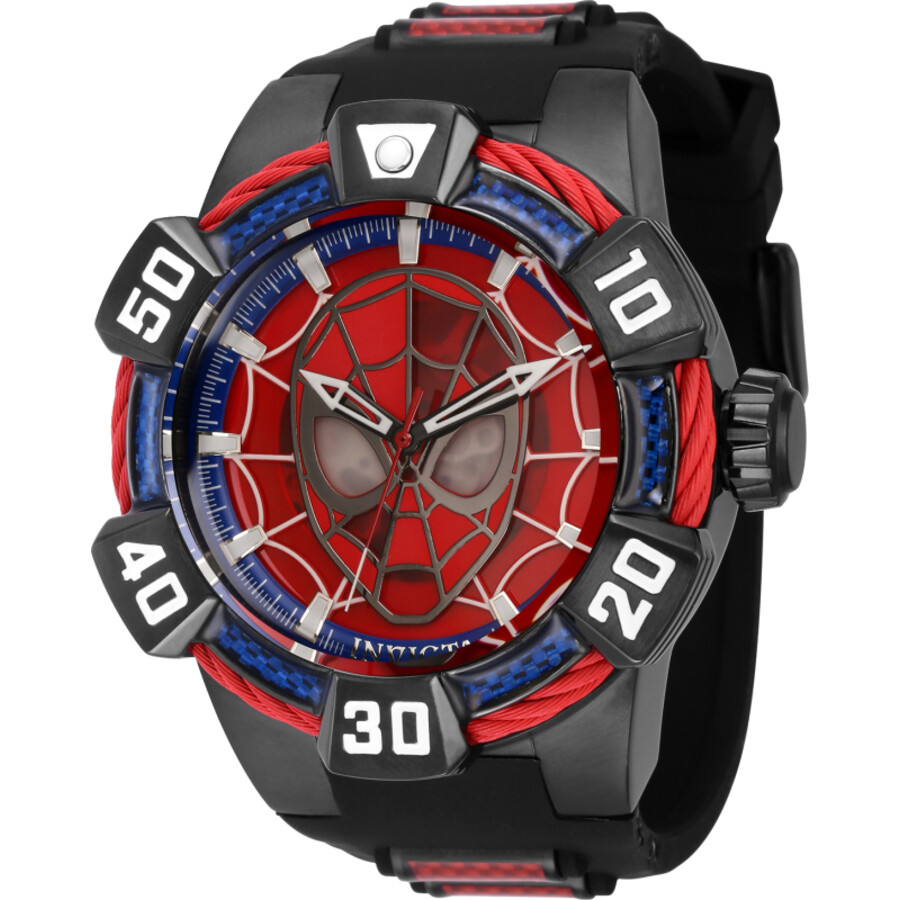 Invicta Marvel Spiderman Automatic Red Dial Men's Watch 41024 ...