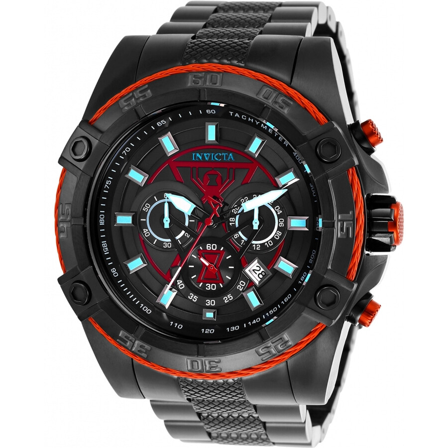 Invicta Marvel Spiderman Chronograph Black Dial Men's Watch 26948 ...