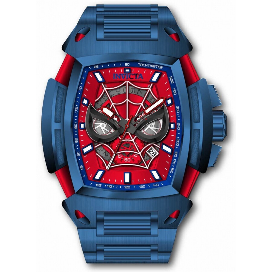 Invicta Marvel Spiderman Chronograph GMT Quartz Men's Watch 37614 ...