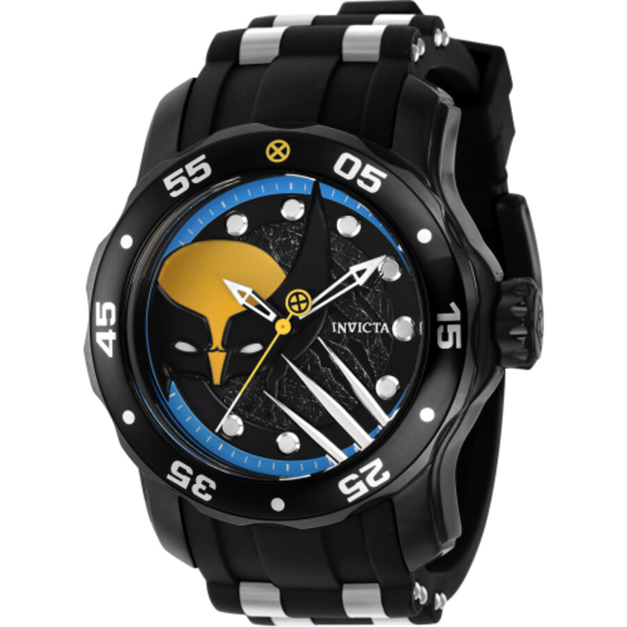 Invicta Marvel X-men Quartz Black Dial Men's Watch 37372 886678461677 ...
