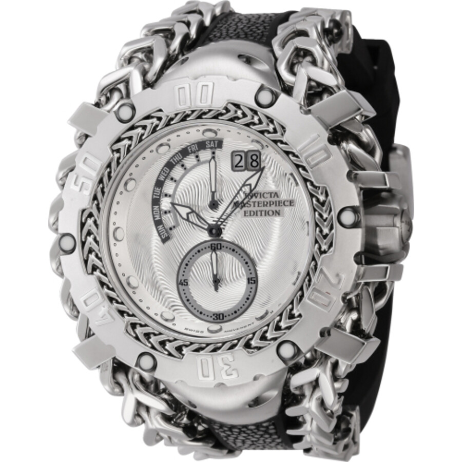 Invicta Masterpiece Quartz Silver Dial Men's Watch 44632 886678592074 ...