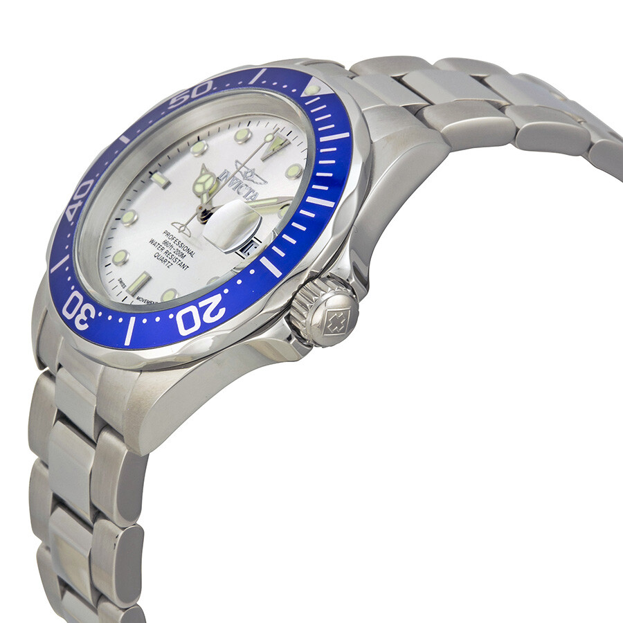 Invicta Men's Pro Diver Swiss Quartz Watch with Blue Bezel 4856 - Blu ...