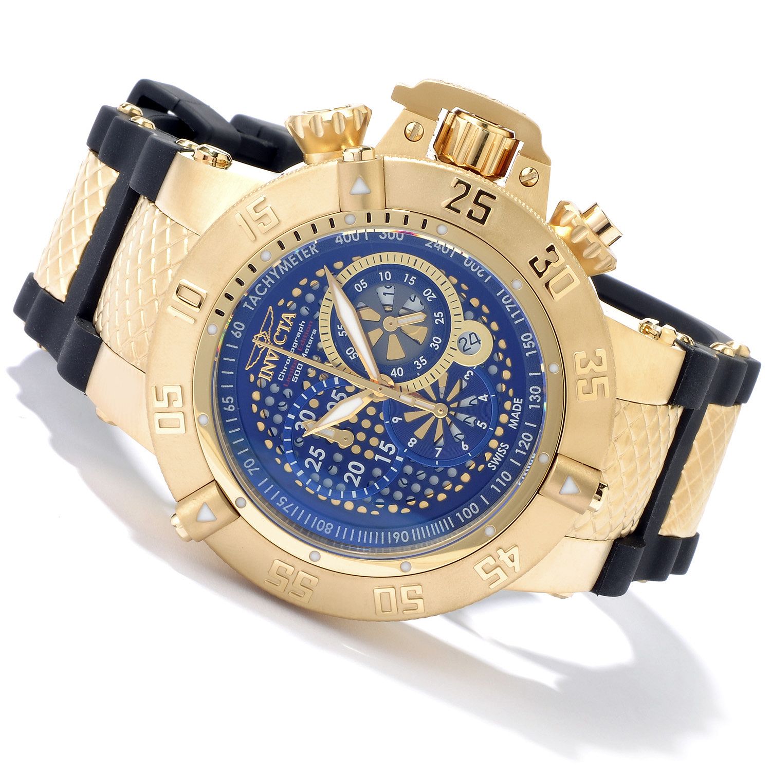 Invicta Men's Subaqua Collection Chronograph Stainless Steel Black ...