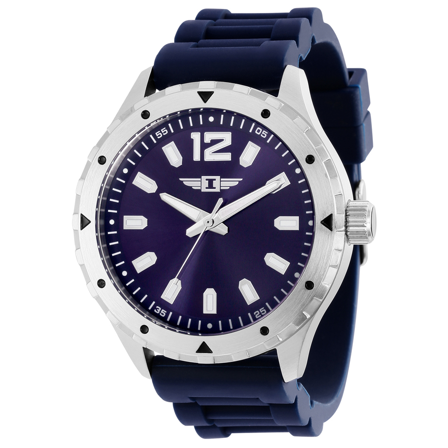 Invicta Quartz Blue Dial Blue Rubber Men's Watch IBI36506 886678446223 ...