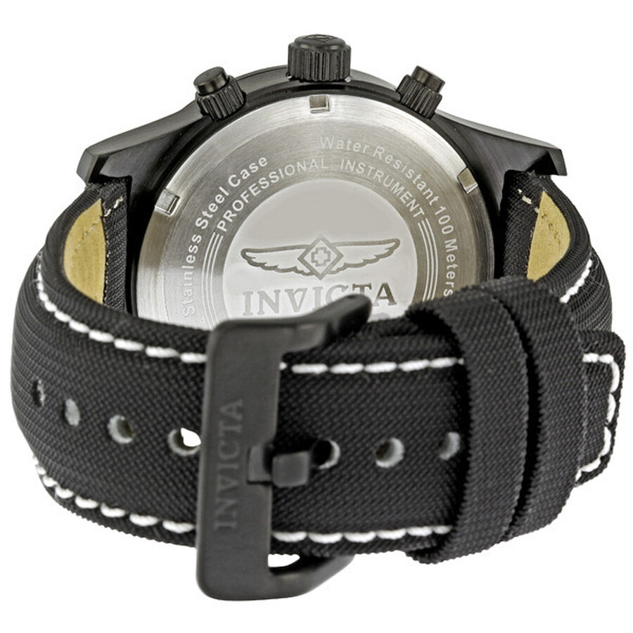 Invicta Military Chronograph Black Ion-plated Black Dial Men's Watch ...