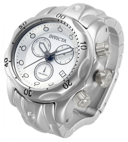 Invicta Miniature Venom Reserve Silver-tone Dial Alloy Band Desk Clock ...