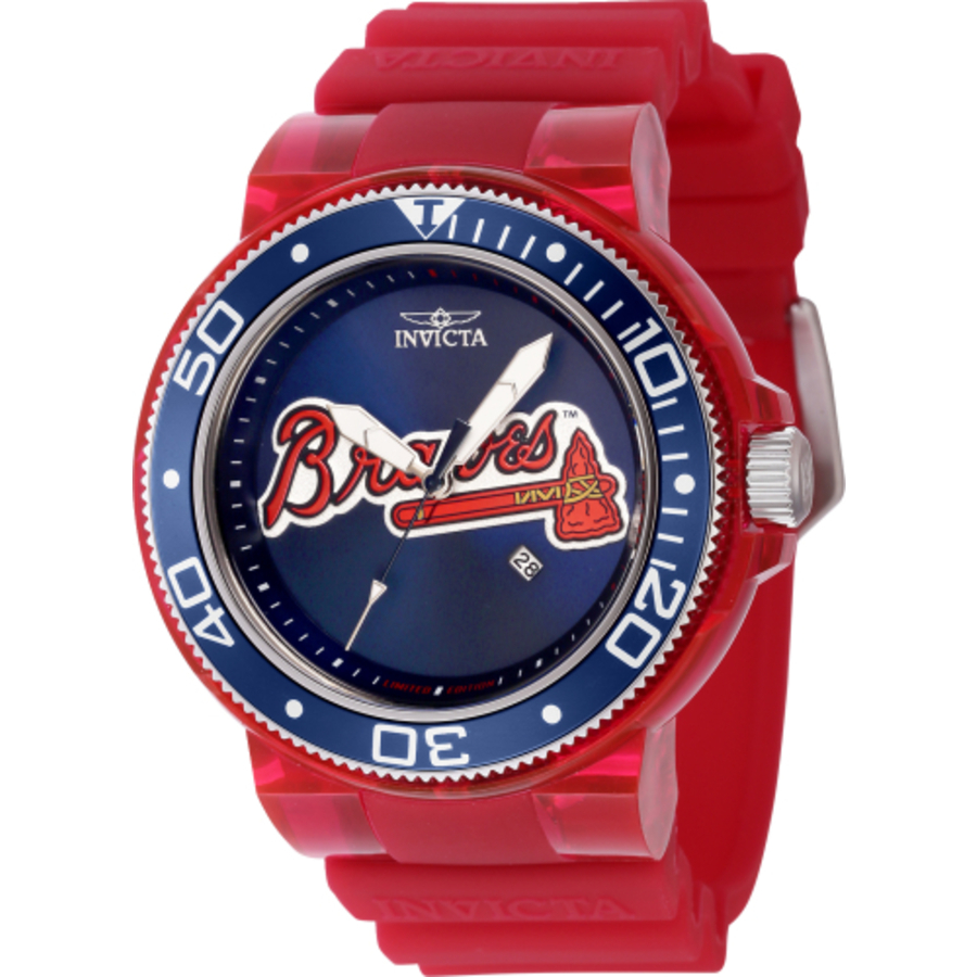 Invicta MLB Atlanta Braves Quartz Blue Dial Men's Watch 43140 ...