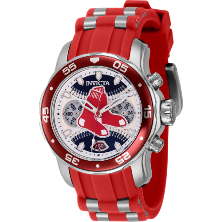 Invicta MLB Boston Red Sox Chronograph GMT Quartz Ladies Watch 42862 ...