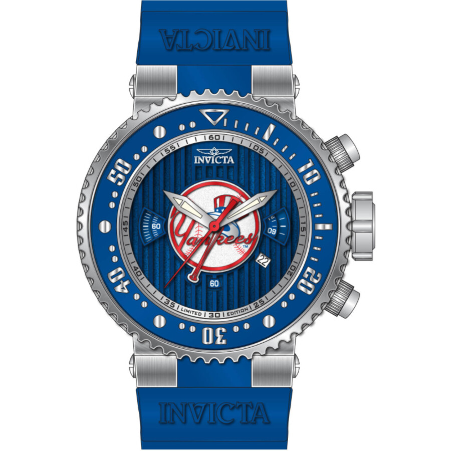 Invicta MLB Chronograph Quartz Blue Dial Men's Watch 42358 886678563944 ...