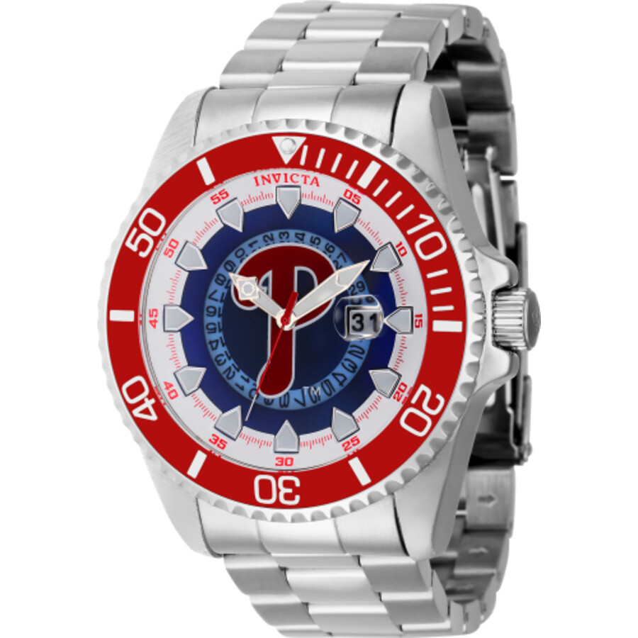 Invicta MLB Philadelphia Phillies Quartz Men's Watch 43474 886678576425 ...