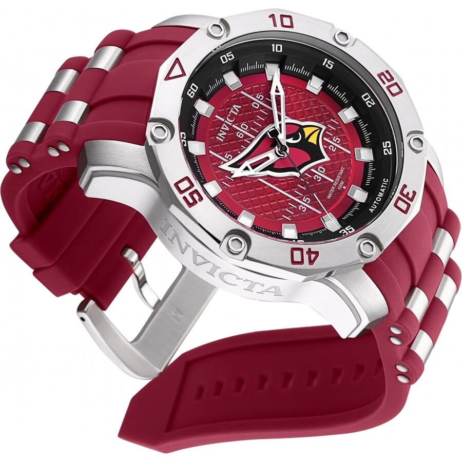 Invicta NFL Arizona Cardinals Automatic Red Dial Men's Watch 32008 ...