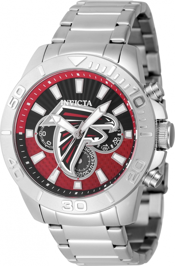 Invicta Nfl Atlanta Falcons Chronograph GMT Quartz Men's Watch 47946 ...