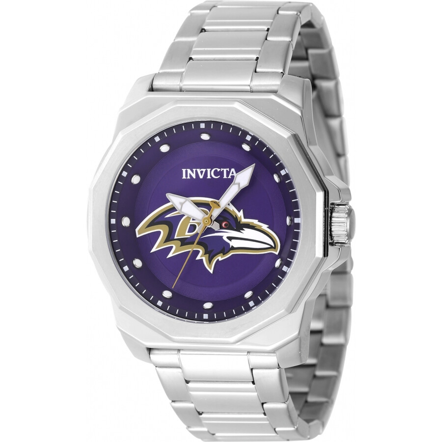 Invicta Nfl Baltimore Ravens Quartz Blue Dial Men's Watch 47927 ...