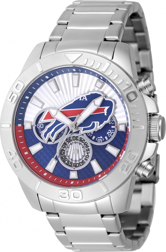 Invicta Nfl Buffalo Bills Chronograph GMT Quartz Men's Watch 47949 ...