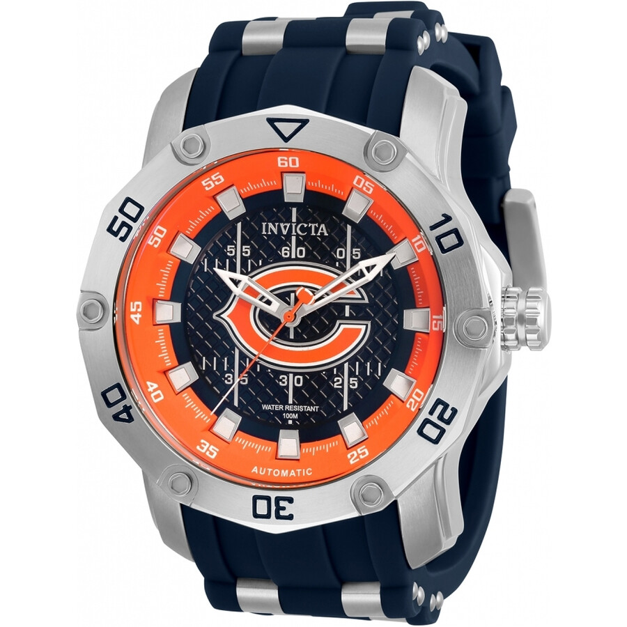 Invicta NFL Chicago Bears Automatic Dark Blue Dial Men's Watch 32013 ...