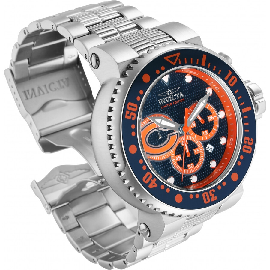 Invicta NFL Chicago Bears Chronograph Quartz Men's Watch 33120 - NFL ...