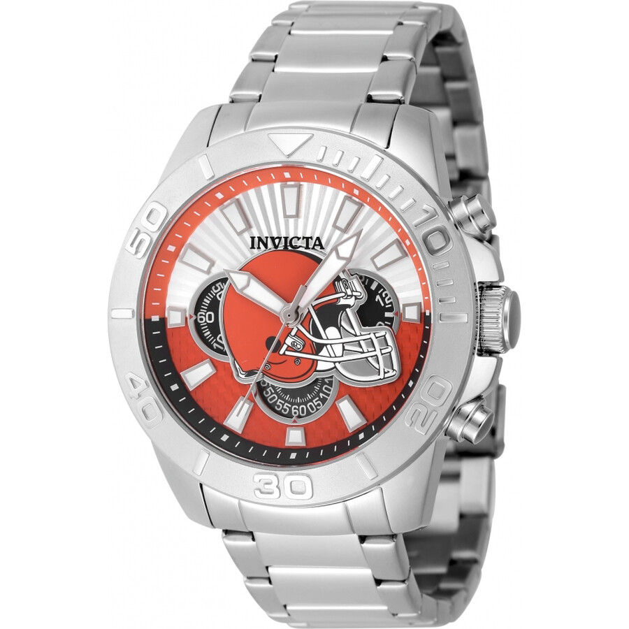 Invicta Nfl Cleveland Browns Chronograph GMT Quartz Men's Watch 47951 ...
