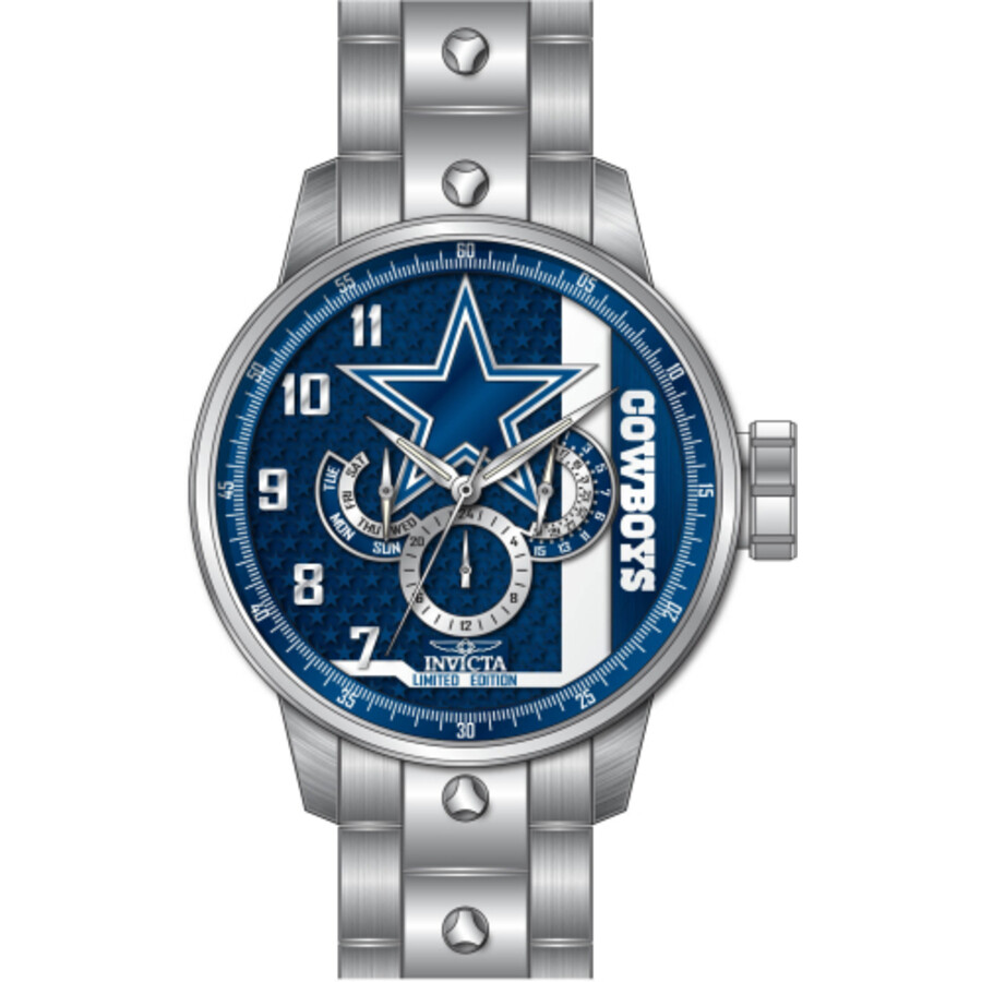 Invicta NFL Dallas Cowboys GMT Quartz Men's Watch 45124 886678599493 ...