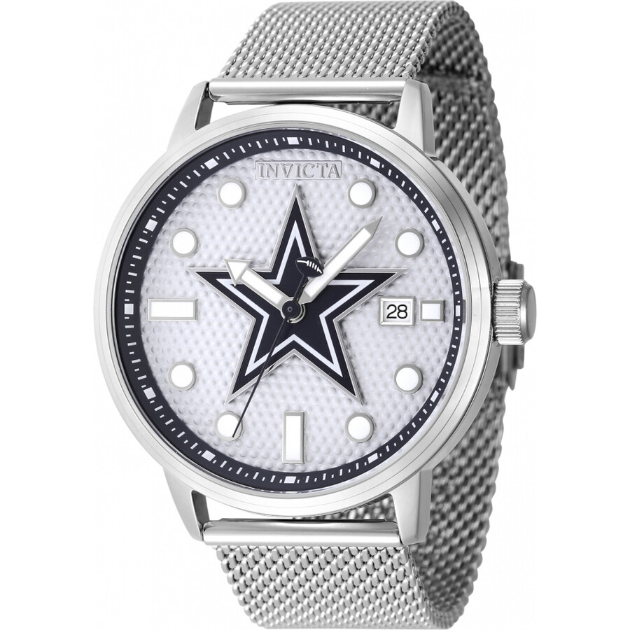 Invicta Nfl Dallas Cowboys Quartz Grey Dial Men's Watch 47968 ...
