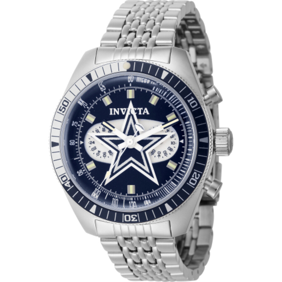 Invicta NFL Dallas Cowboys World Time GMT Quartz Men's Watch 44991 ...